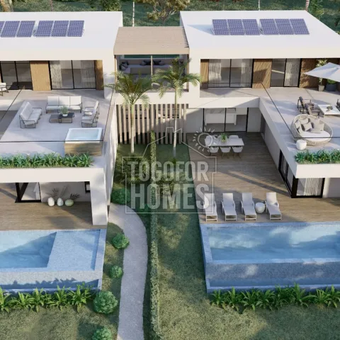 How much is a plot with planning permission for two villas in Faro ...